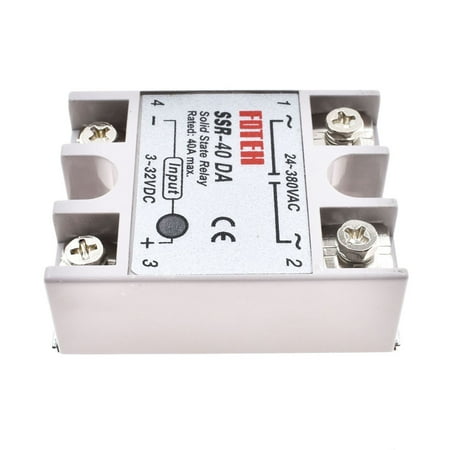 SSR-10DA SSR-25DA SSR-40DA SSR-40AA SSR-75DA SSR-60DA DC-AC Solid State Relay Module DC 3-32V to ...