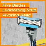 Equate Men's 5 Blade Disposable Razors with Dual Lubrication for Sensitive Shaving - Walmart.com