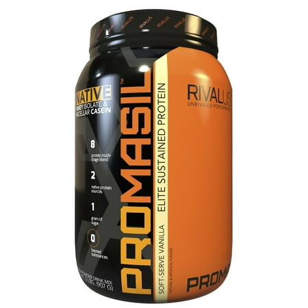 Rivalus Promasil Soft Serve Vanilla Sustained blend w/ Whey Isolate ...