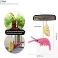 Cute Crochet Cocktail Shrimp Car Decor,Lemon Car Hanging Accessories ...