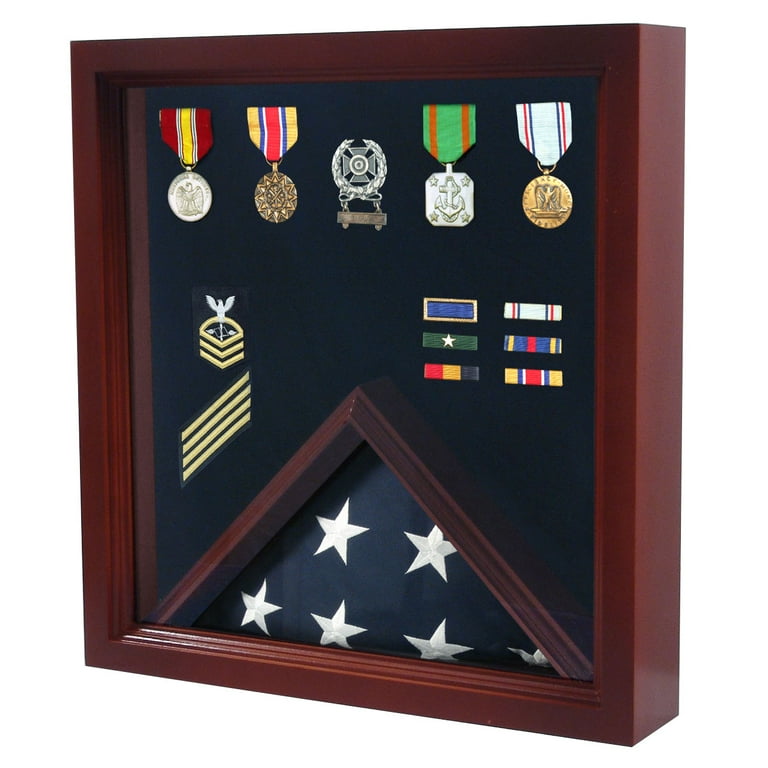 Reminded Military Shadow Box Display Case For Medals Burial, 40% OFF