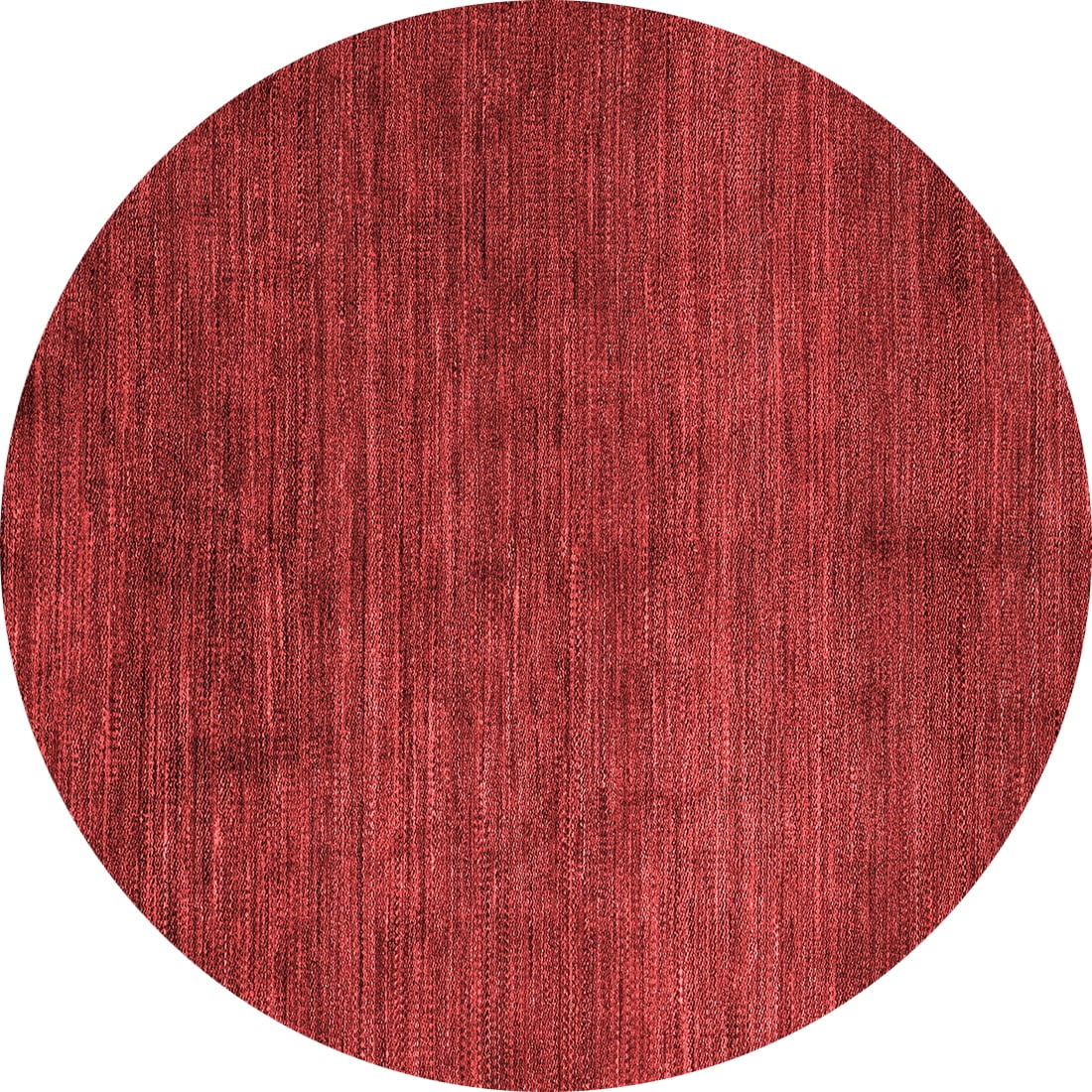 Ahgly Company Indoor Round Abstract Red Modern Area Rugs, 8' Round ...