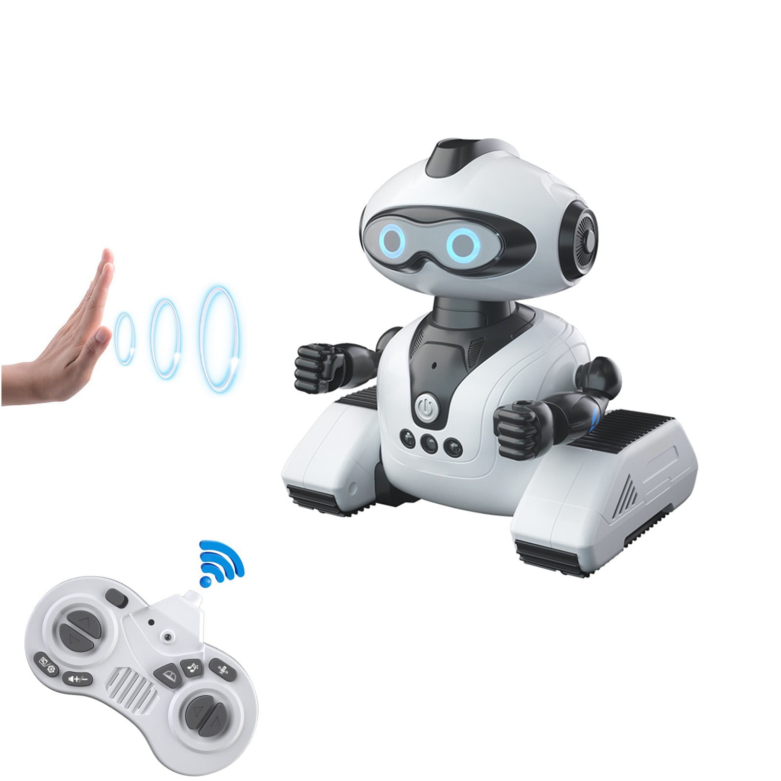 Click here for Sgeqmo White Programmable Smart Rc Robot With Gest... prices