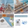 Coastal Christmas Blackout Curtains for Bedroom/Living Room, Thermal ...