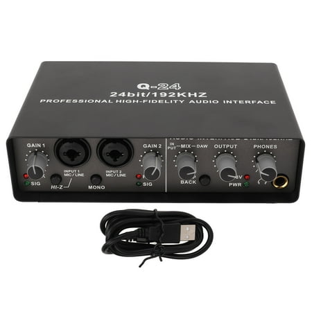 Live Streaming Sound Card, Professional USB 2.0 Interface Metal USB ...