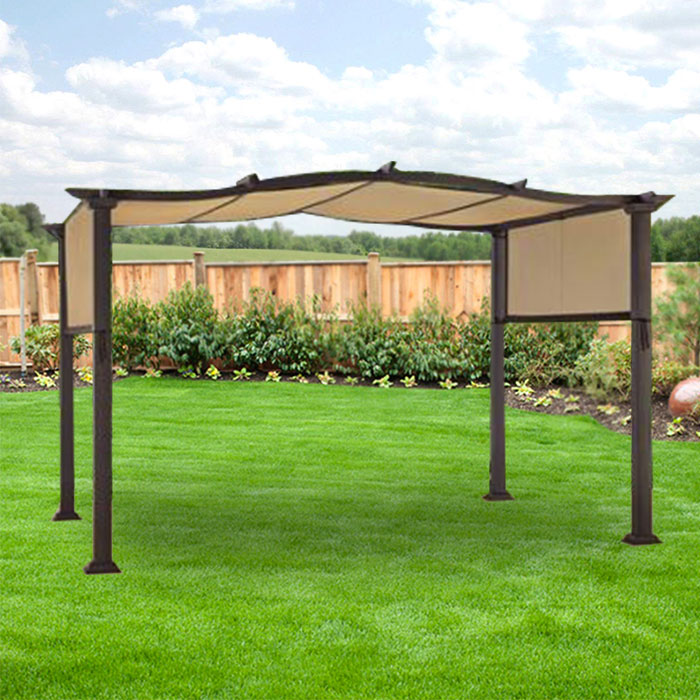 Essential Garden Curved Pergola Canopy Replacement | Fasci Garden