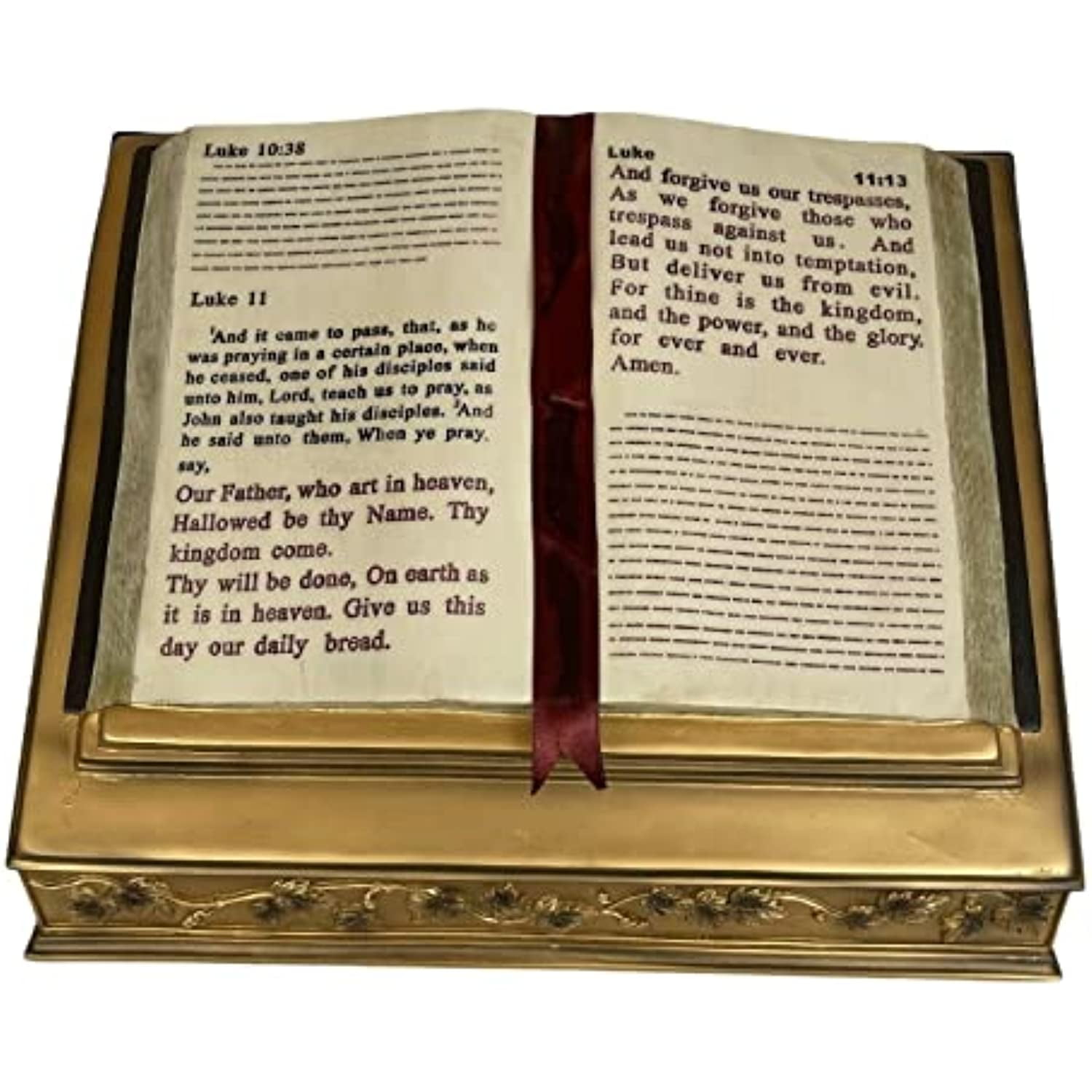 Open Bible Urn 288 cu. in. Funeral Cremation Ashes Eternal Reflections ...