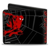 Marvel Comics Spider-Man Web Sketch Vegan Leather Wallet - Walmart.com