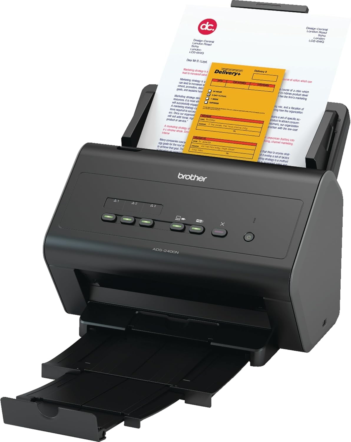 Restored Brother ImageCenter ADS-2400N Sheetfed Scanner – 600 dpi ...