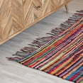 HOMEMONDE Multi Colorful Area Rugs Recycled Farmhouse Braided Dormats ...