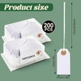 200 Pieces White Sale Tags with String Attached 2.8 x 1.5 inch Sale Tag ...