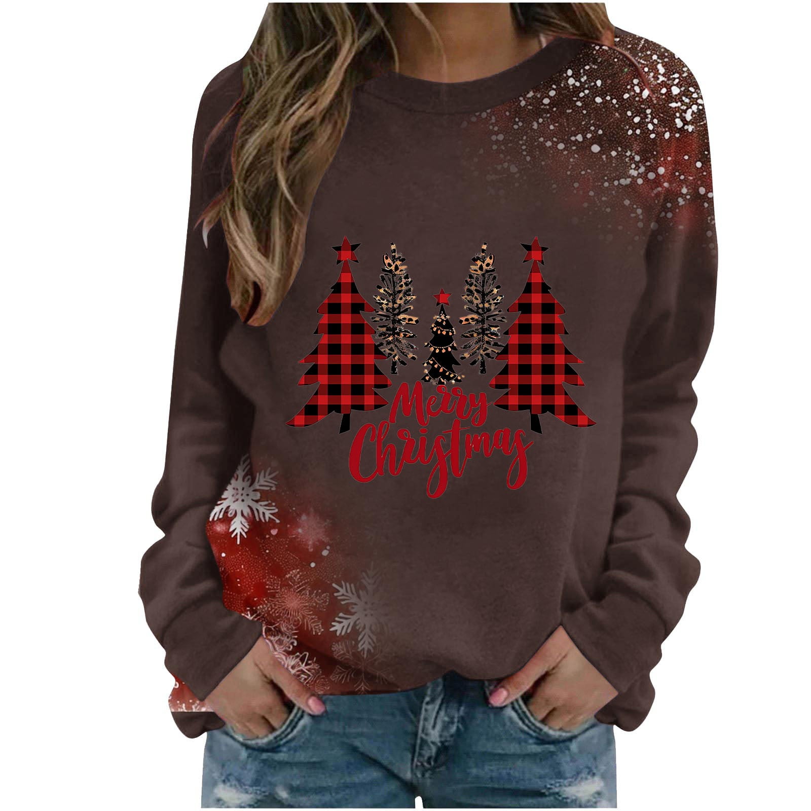 Click here for Staron Womens Christmas Sweater Merry Christmas Le... prices