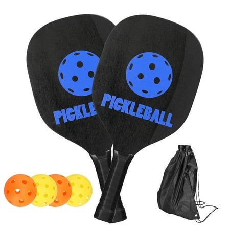 Pickleball Rackets Set Pickleball Paddle Set of 2 Rackets and 4 ...