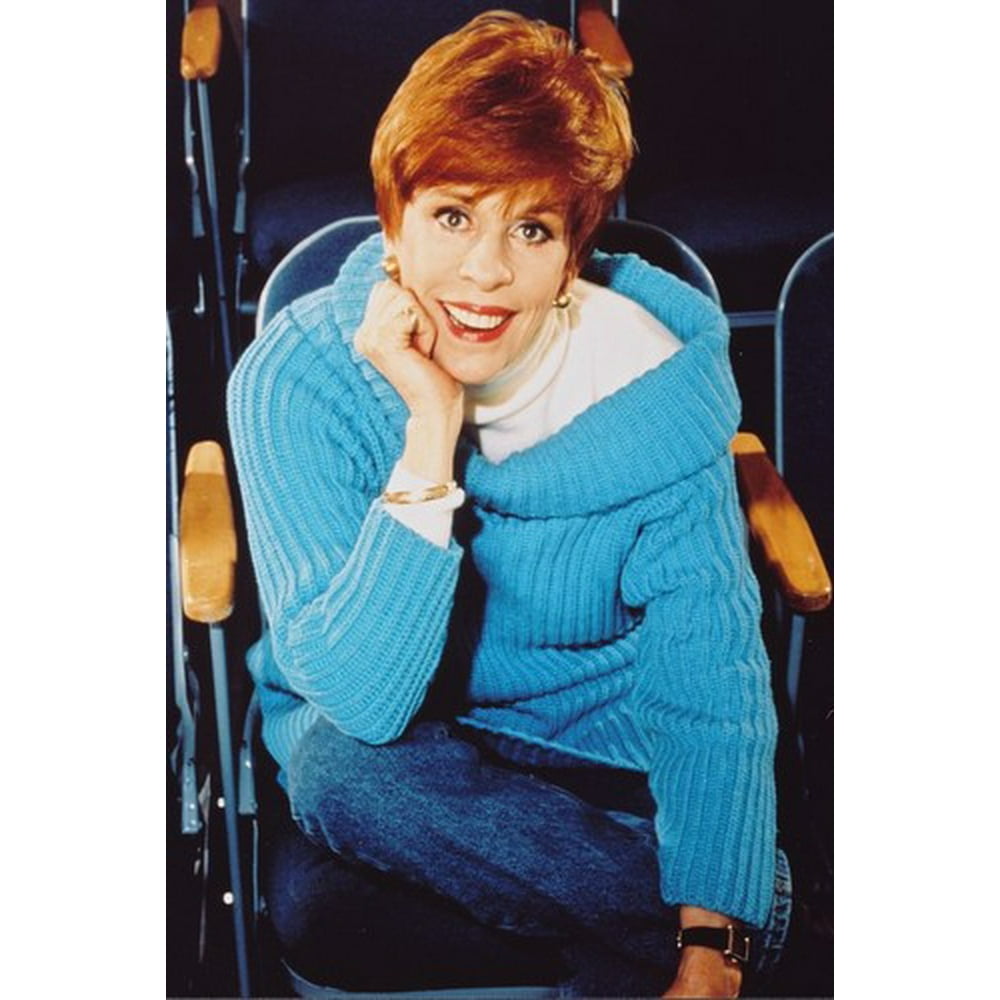 Carol Burnett 24x36 Poster Classic 1970's Seated in Chair - Walmart.com ...