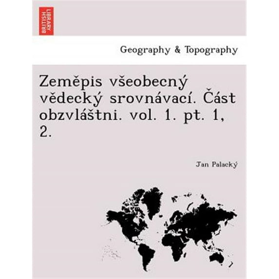 Pre-Owned Zem Pis V Eobecny V Decky Srovnavaci. Ast Obzvla Tni. Vol. 1. PT. 1, 2. (Paperback ...