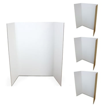 Pen + Gear White Tri-Fold Project Display Board, 36"x48", 1/Pack ...