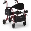 Drive Medical Duet Wheelchair Walker Rollator Combo, Terrain Mobility ...