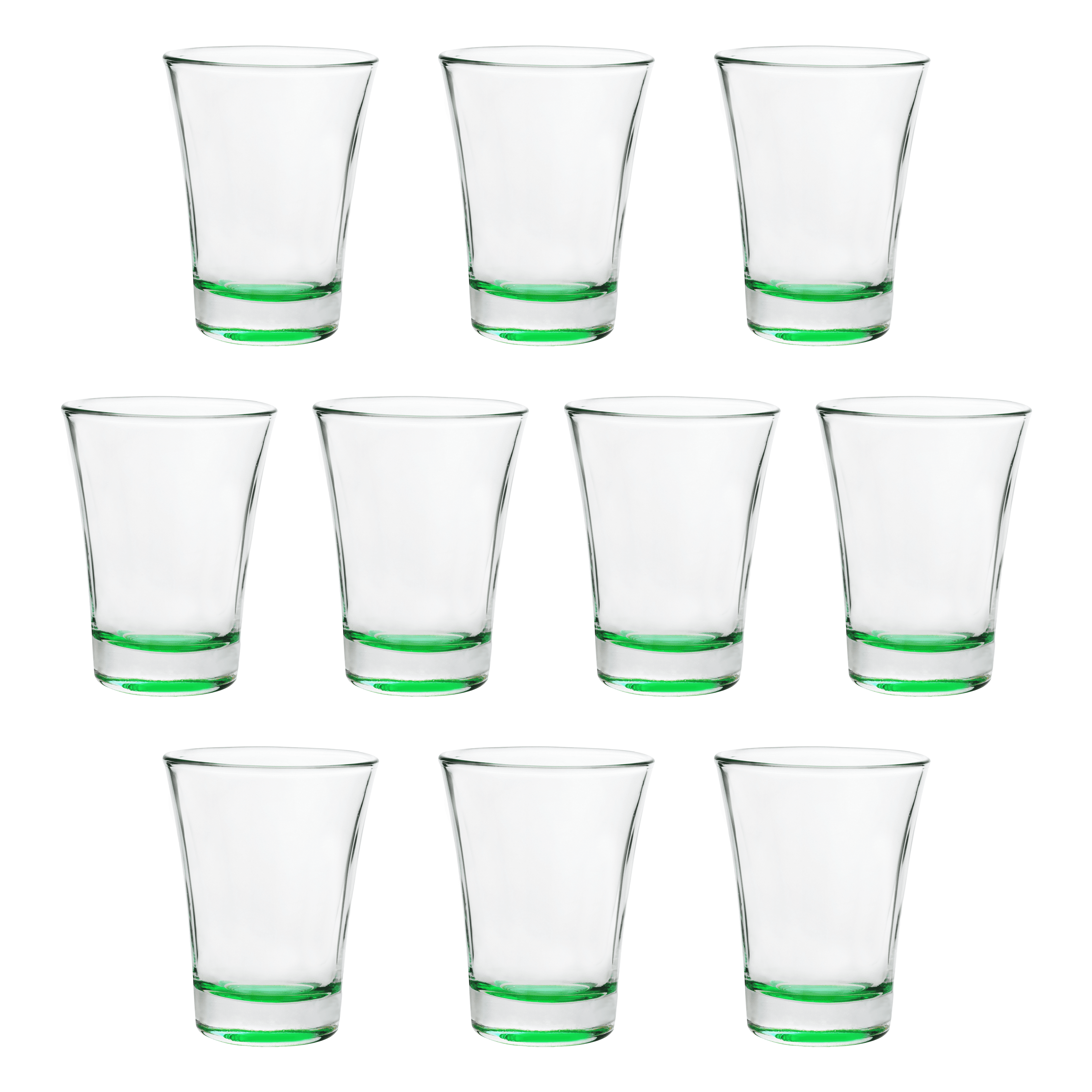 Shot Glasses 2 oz. Set of 10, Bulk Pack - Great for Wedding, Party ...