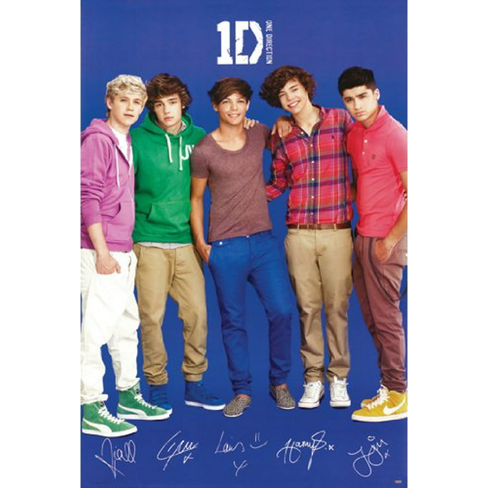 One Direction Poster Group Shot c New 24x36 - Walmart.com - Walmart.com