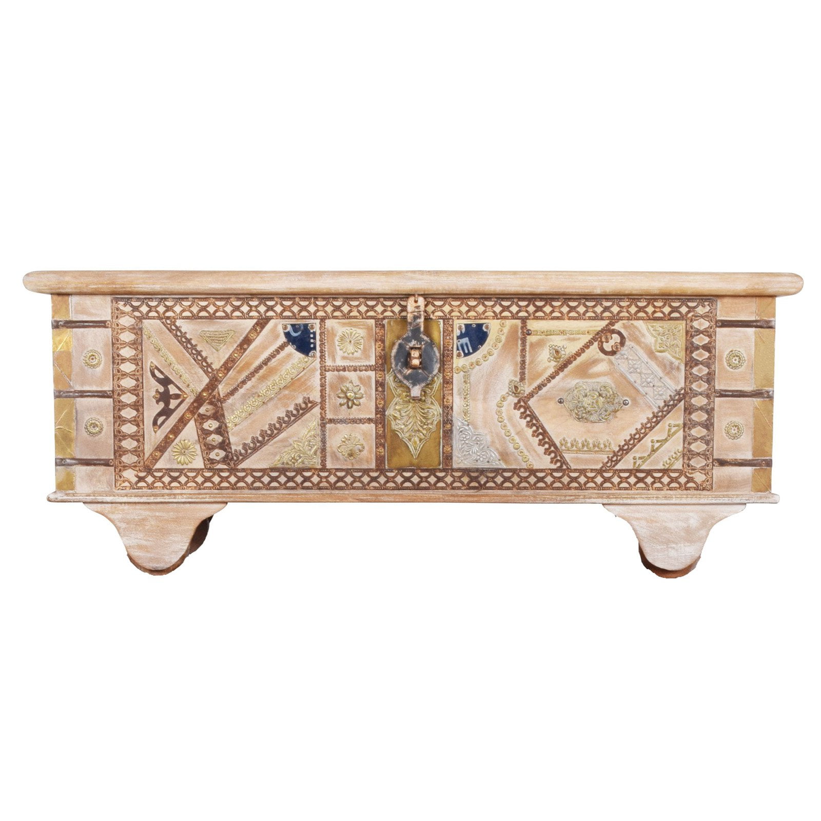 Steve Silver Co. Amira Storage Trunk - Walmart.com