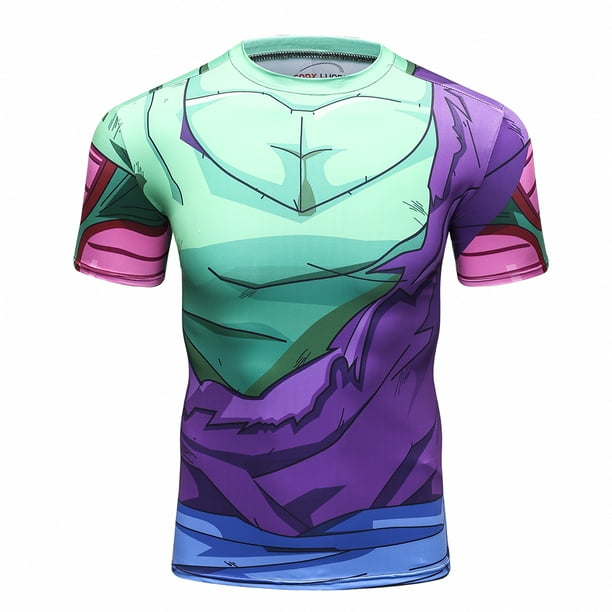 CosFitness Anime Workout Shirt, Dragon Ball Cosplay Fitness Clothes ...