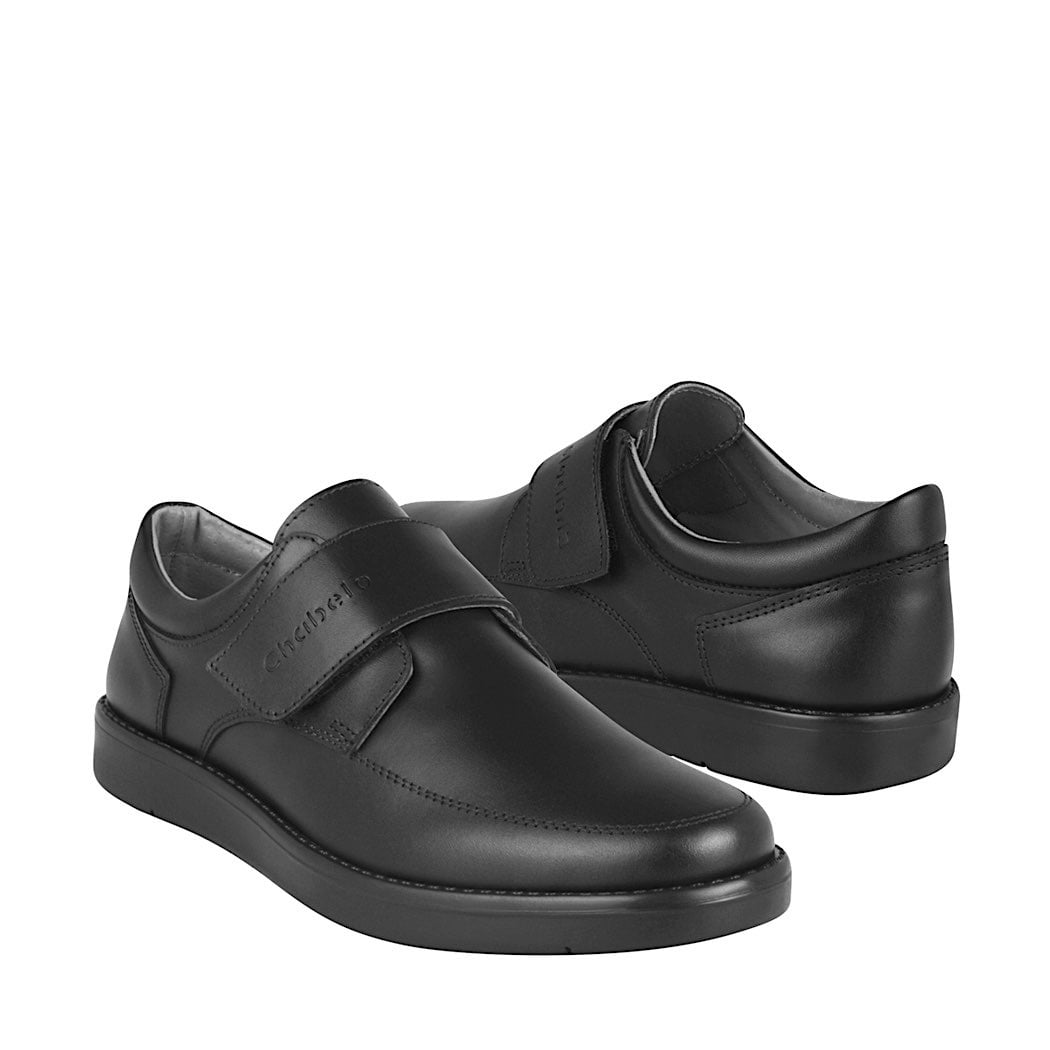 ZAPATOS ESCOLARES NIÑO CHABELO C555-A PIEL NEGRO | Bodega Aurrera en línea