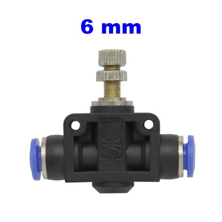 Bail 2Pcs Pneumatic Airflow Regulator 4/6/8/10/12mm OD Tube Flow Adjust Valve Joint | Walmart Canada