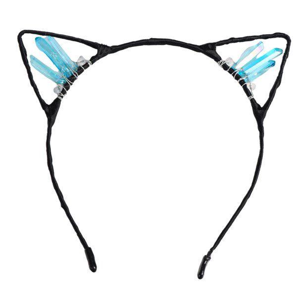 Lefu Crystal glitter title hoops cat ears cartoon cute Christmas ...
