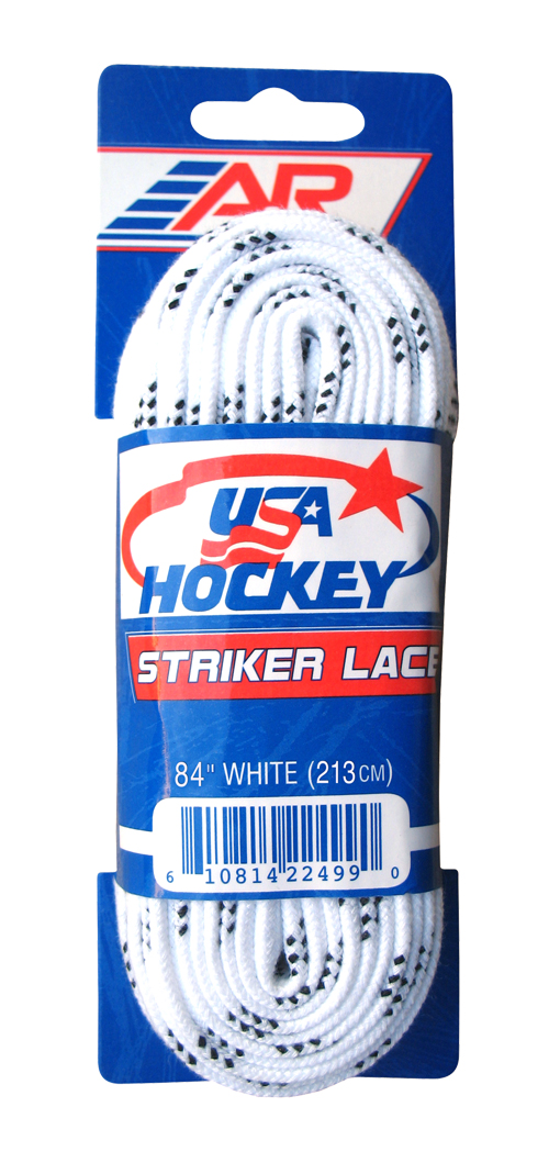 A&R Sports USA Hockey Laces, White, 84" - Walmart.com
