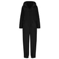 Onesie Pajamas For Women Cute Bear Ear Fleece Hoodies Jumpsuits Fuzzy Warm One Piece Lounge