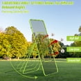 7X4 FT Volleyball Rebounder Net, Adjustable Steel Frame & High-Tension ...