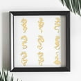 9Pcs 1.6x1.6 Inch Golden Metal Stickers Chinese Dragon Self-Adhesive ...
