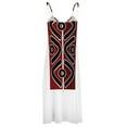 Bogolan pattern Sleeveless Dress Woman's evening dress women dresses - Walmart.com