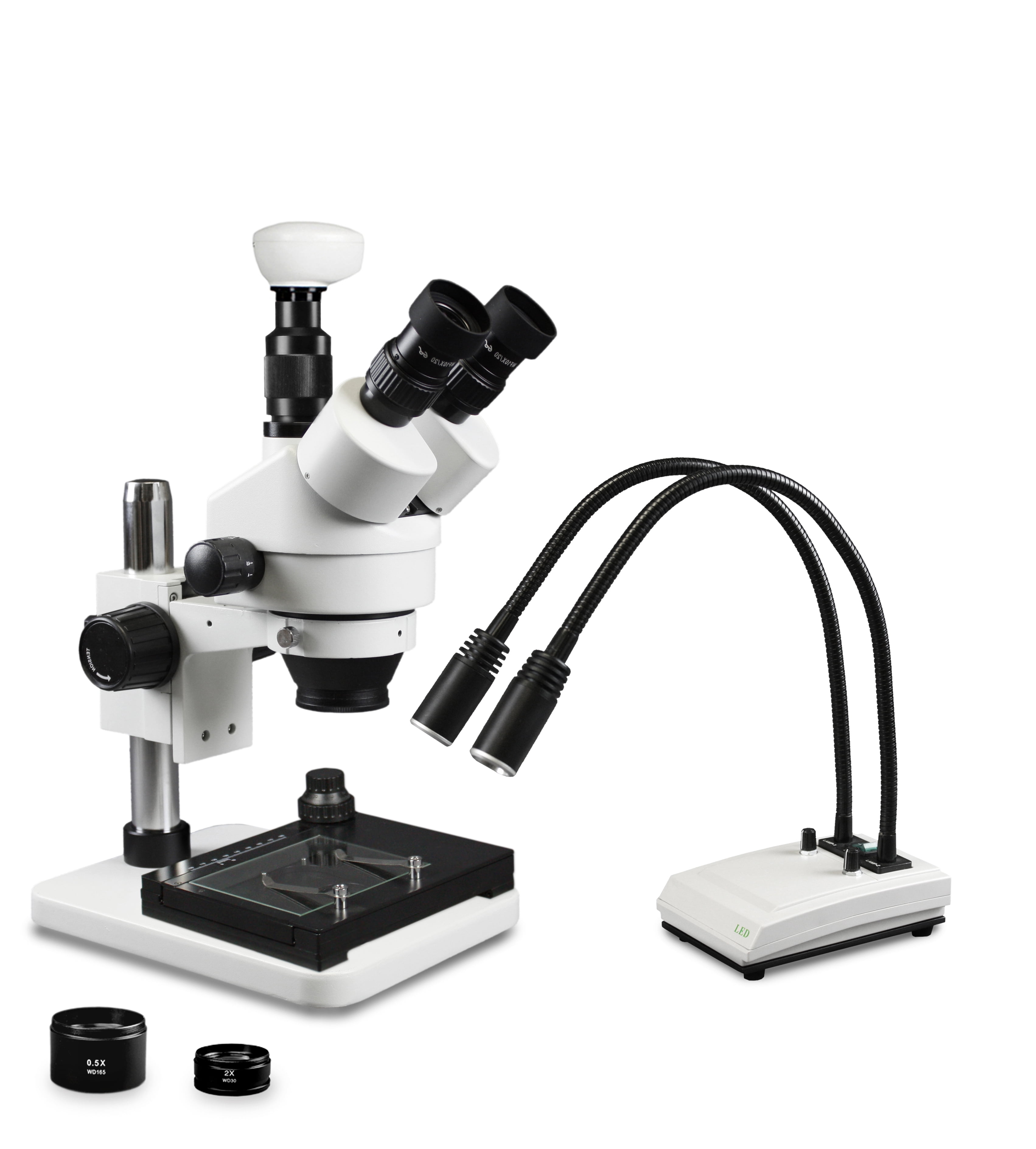Vision Scientific VS-1FZ-IHL20-5N-MS Trinocular Zoom Stereo, 0.7x—4.5x ...