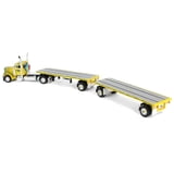 First Gear DCP 1/64 Peterbilt 379 & 2 Pup Flatbeds with Hay Loads, 2024 ...
