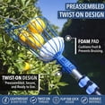 4.5-to-12ft Durable Fruit Picker with 20+ Foot Reach – Telescoping ...