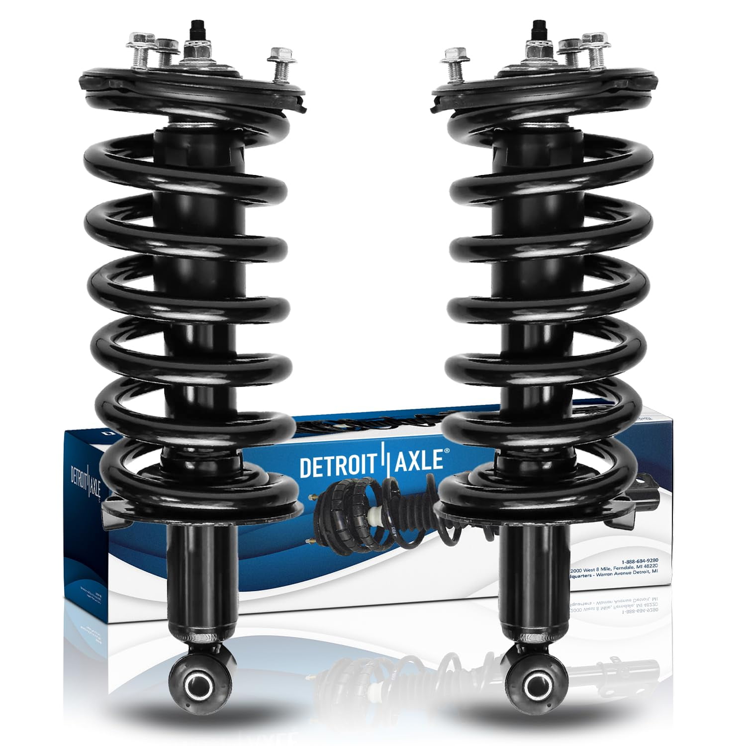 Click here for Detroit Axle - 4wd 2 Front Struts For Nissan Titan... prices