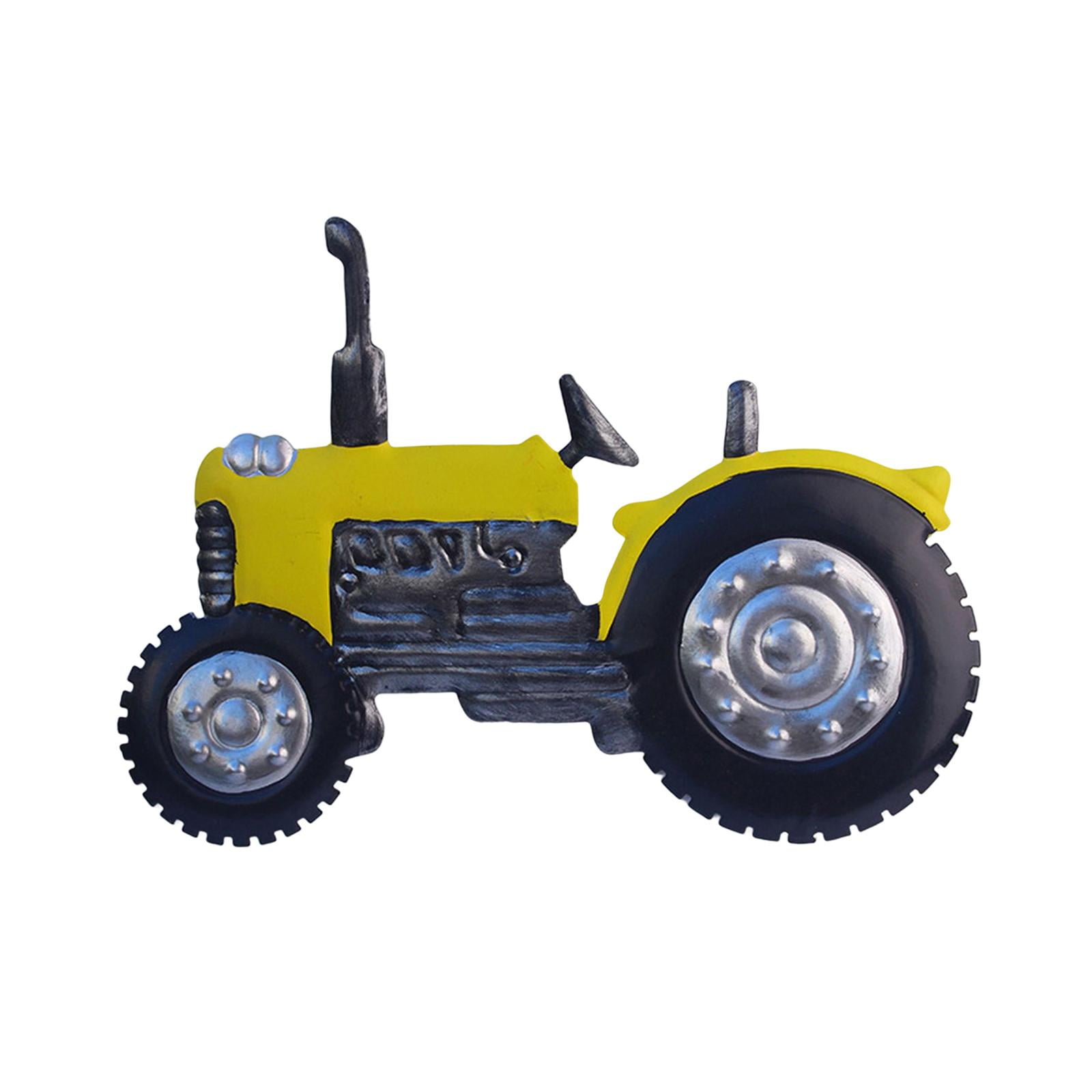 Escultura de Pared de Tractor de Hierro Sharpla Amarillo | Bodega ...