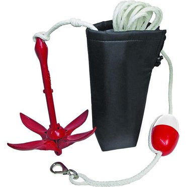 Seachoice Heavy Duty PWC Sand Anchor Kit, Buoy and 10 Ft. Anchor Line ...