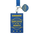 Blockbuster Employee Of The Month 22 Inch Blue & Yellow Lanyard With ID ...