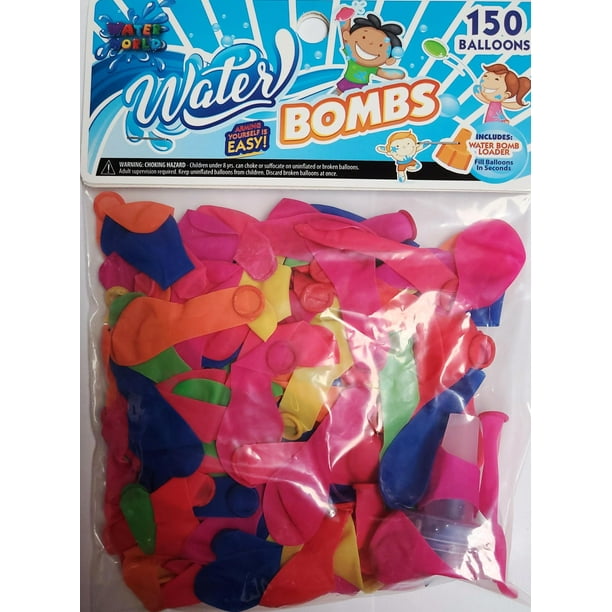 Water World Water Balloons 1200ct for Water Sports Fun, Splash Fights ...