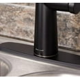 Allen roth Bryton Matte Black 1-Handle Deck-Mount Pull-Down Handle ...