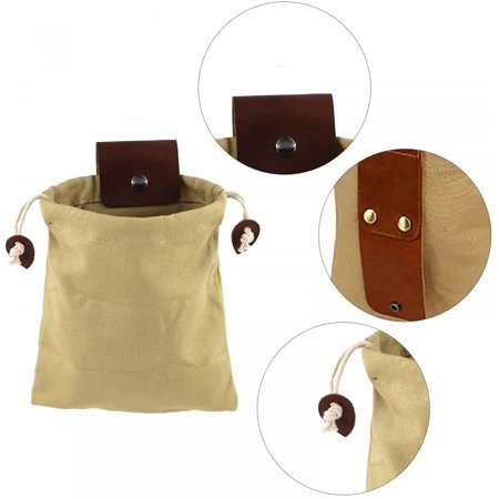 densenon Canvas Forage Pouch, Foldable Canvas Bushcraft Bag, Bushcraft ...