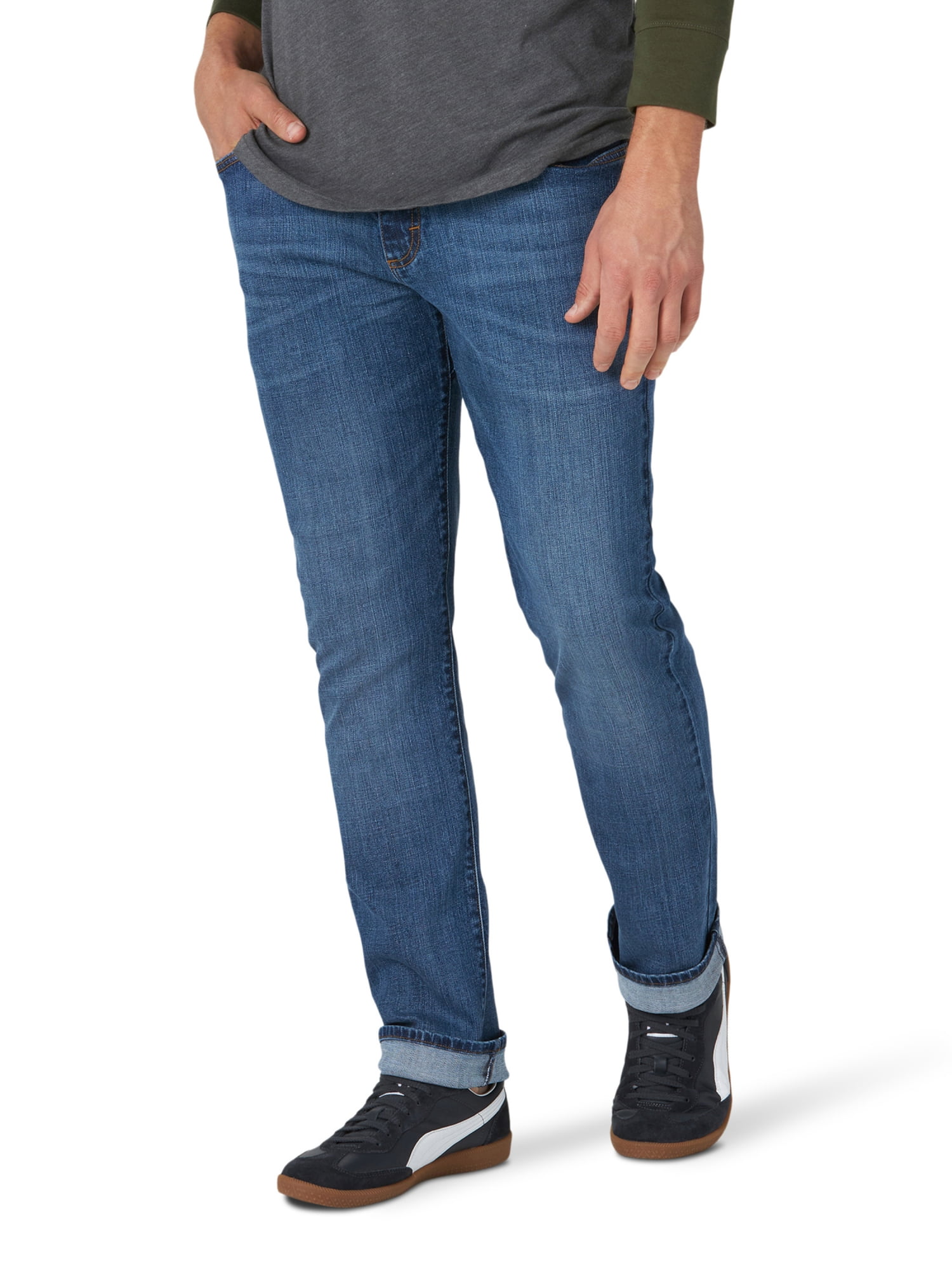 Lee - Lee Men's Straight Tapered Denim Jean - Walmart.com - Walmart.com