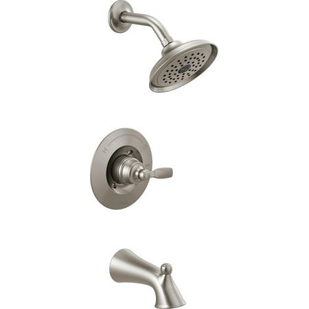 Delta T14432-SS Woodhurst Tub/Shower Trim, Stainless (Valve sold ...