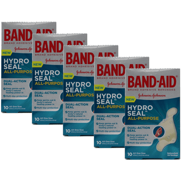 Band-Aid Hydro Seal All Purpose Dual-Action Seal Hydrocolloid Gel ...
