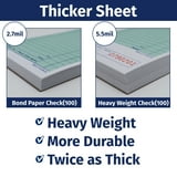 [500] Gorilla Supply Guest Check Book 3.4" x 6.73" Server Notepads ...