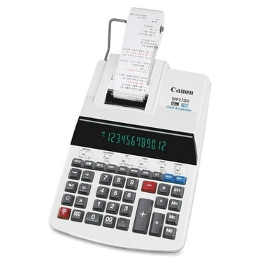 Canon MP41DHIII Heavy-Duty Adding Machine with Ink Ribbon, 14-Digit ...
