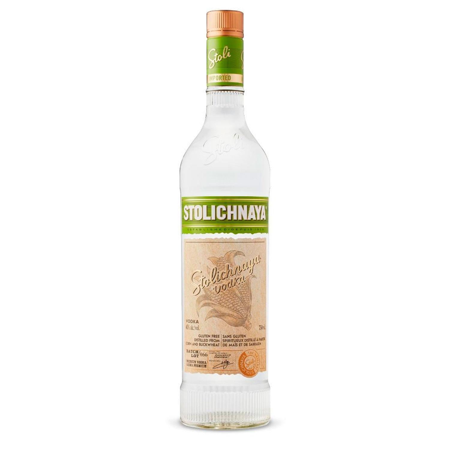 Vodka Stolichnaya Gluten Free 750 ml | Walmart en línea