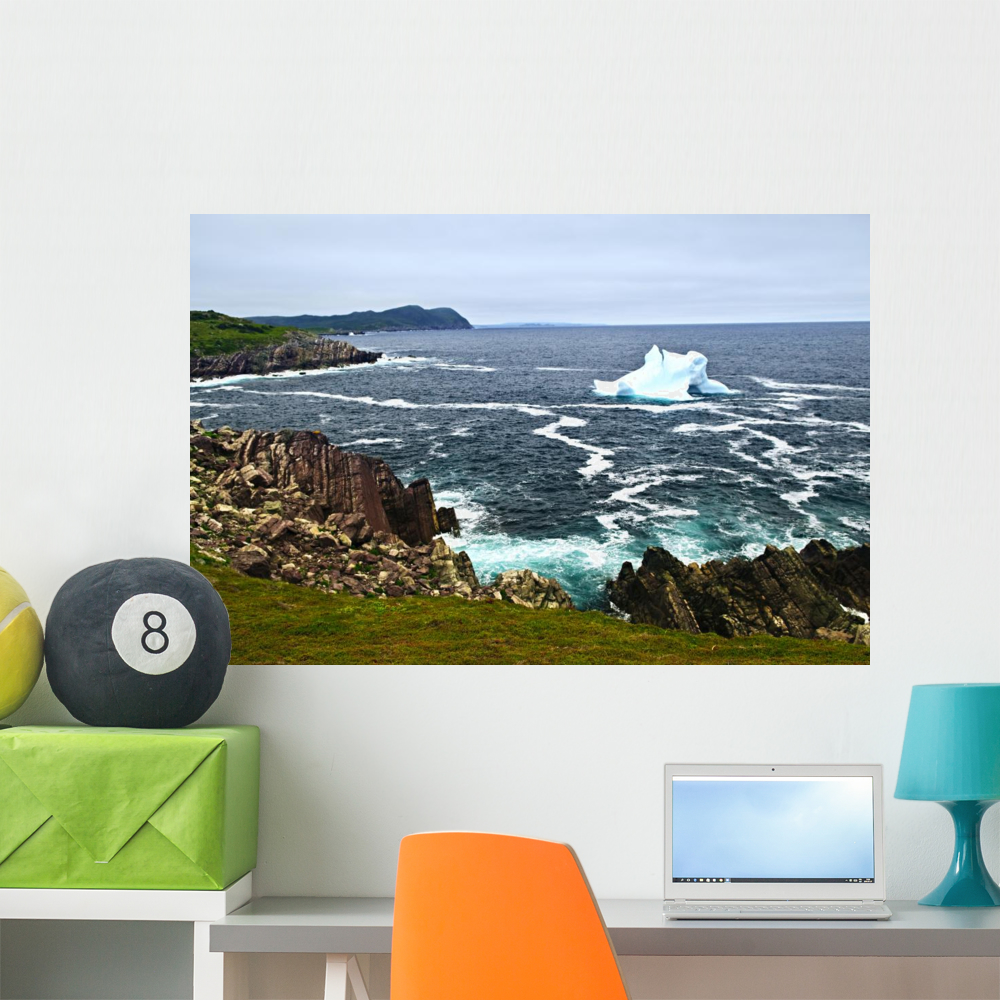 Melting Iceberg Wall Mural by Wallmonkeys Peel and Stick Graphic (36 in ...